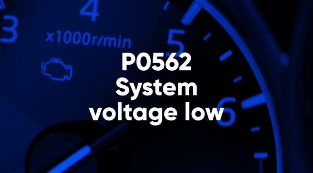 P0562 – System voltage low | OBDeleven