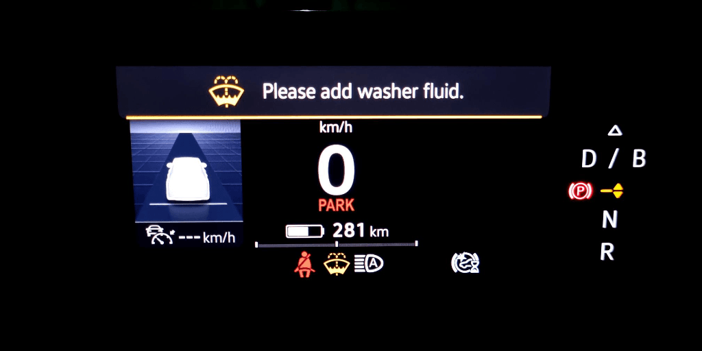 Washer Fluid Indicator, volkswagen id-4 2020