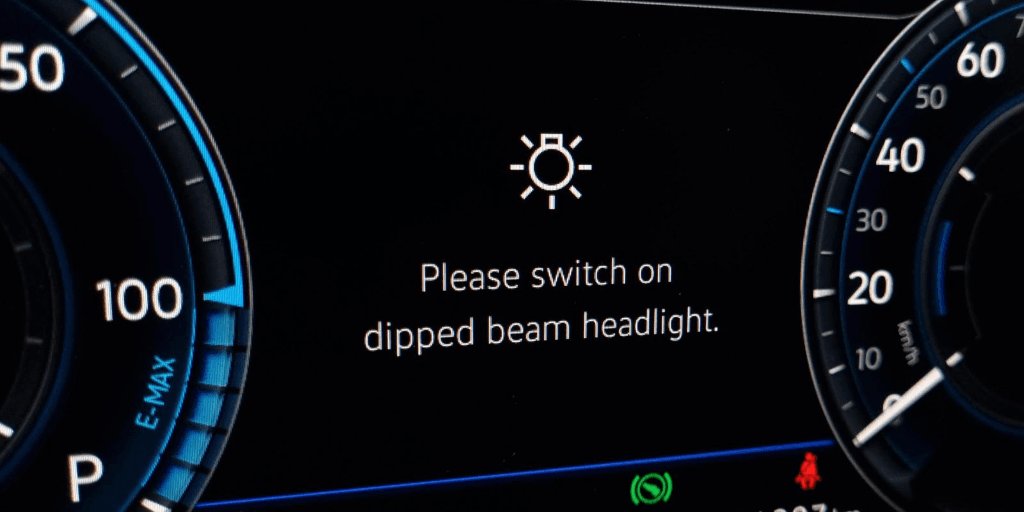 Headlight Notification, Volkswagen Polo R-line 2018