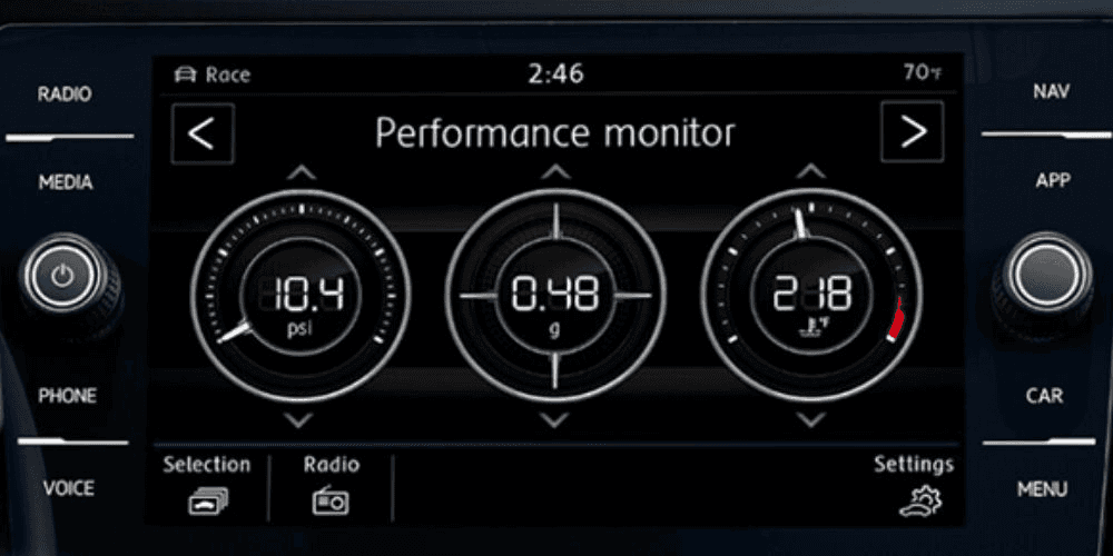 Pressure Display Units, volkswagen