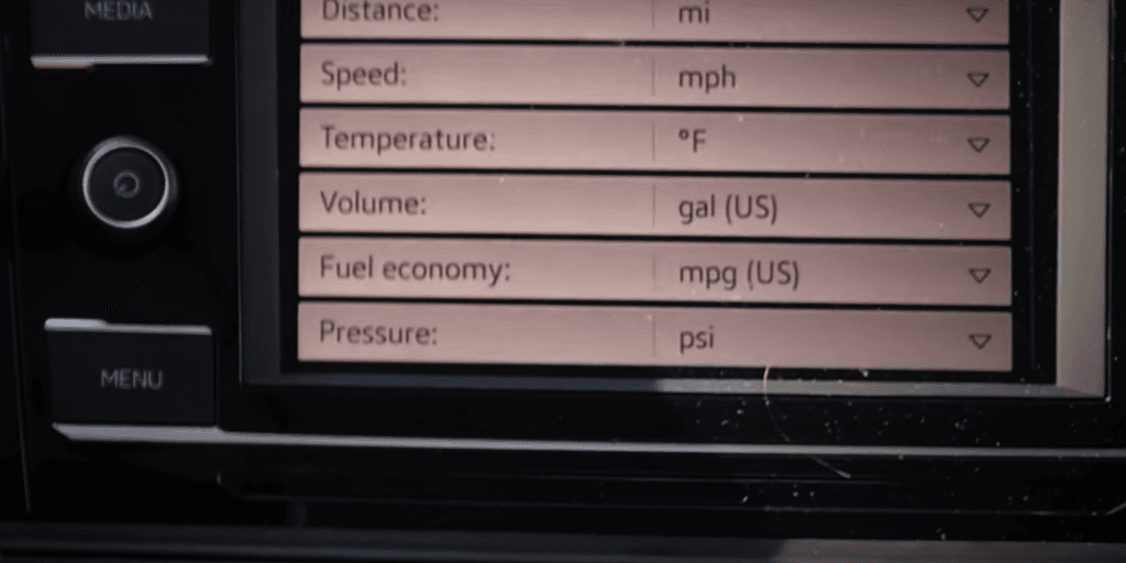 Pressure Display Units, volkswagen polo 2021 - 2024