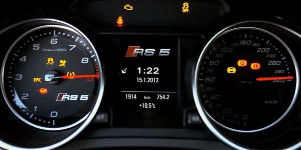 Gauge Test - Needle Sweep, audi a5 2012 - 2017