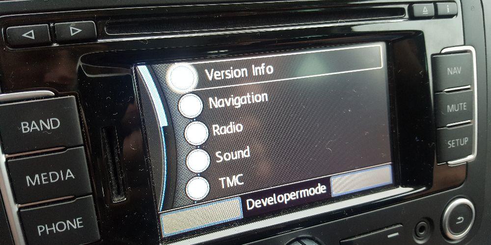 RNS 310/315 Developer menu, volkswagen jetta 2005 - 2010