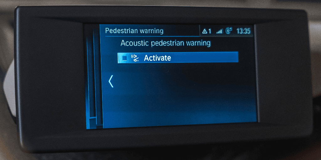 Acoustic Pedestrian Protection Deactivation, bmw