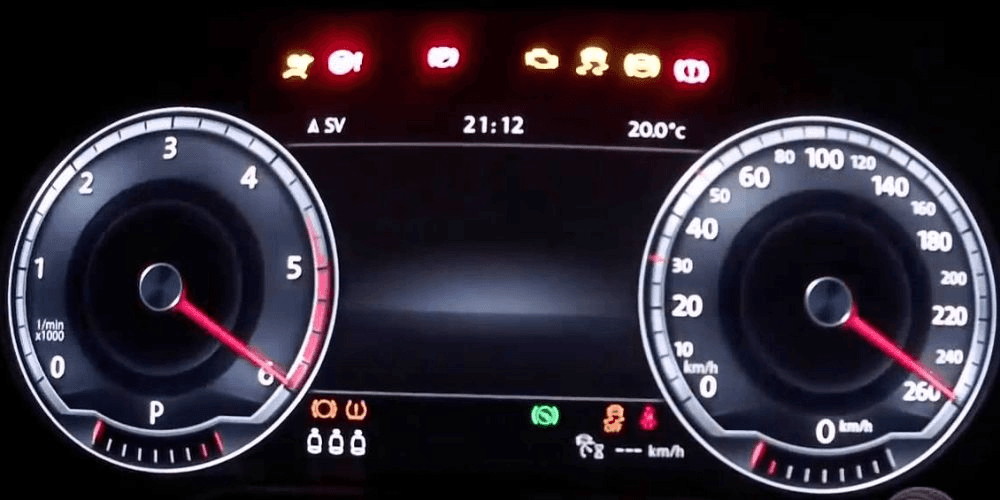 Gauge Test - Needle Sweep, volkswagen polo 2020