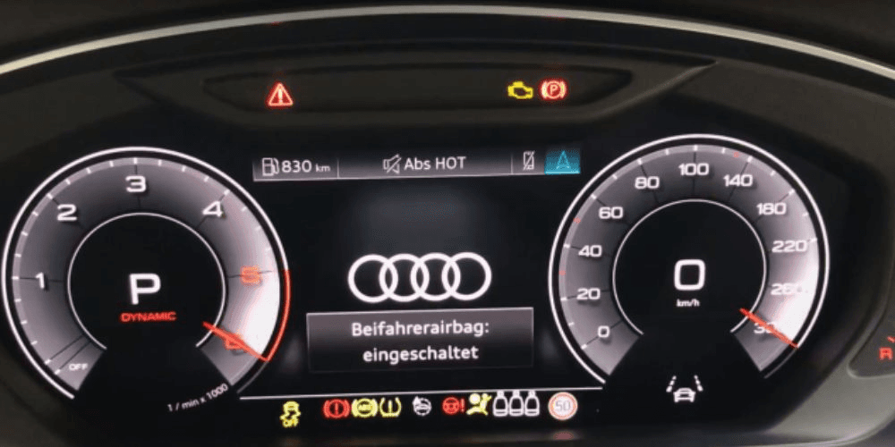 Gauge Test - Needle Sweep, Audi S8 2022