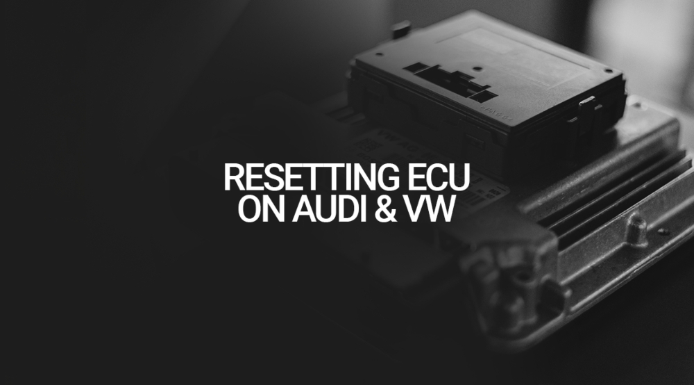 How to reset ECU on Audi and Volkswagen vehicles?